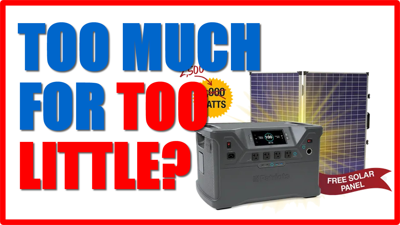 Patriot Power Generator 2500X Review: Armed Analyst's Tactical Power ...